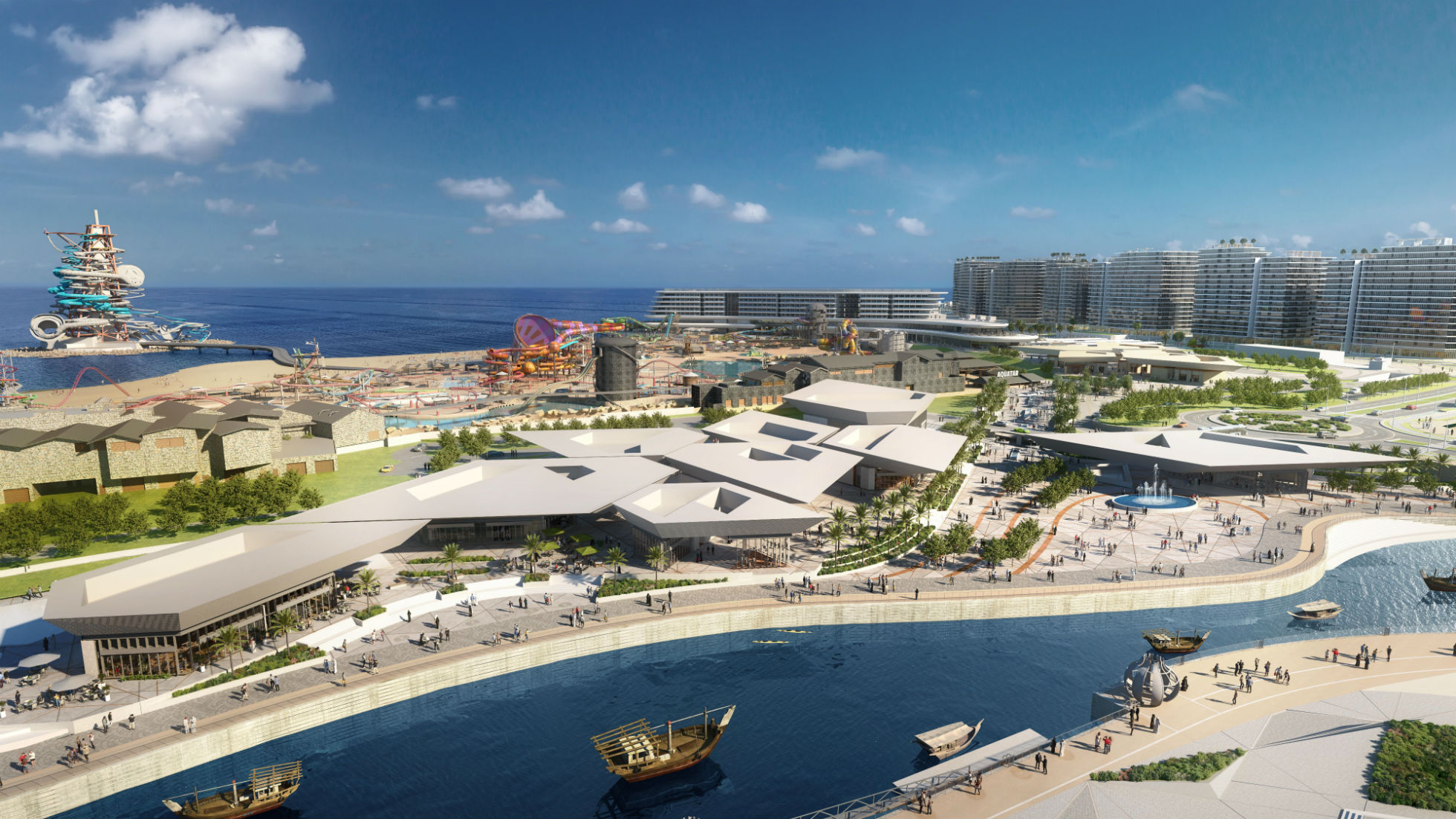 Linear Park | Canal | Fifa 2022 | Qetaifan island, Lusail Qatar