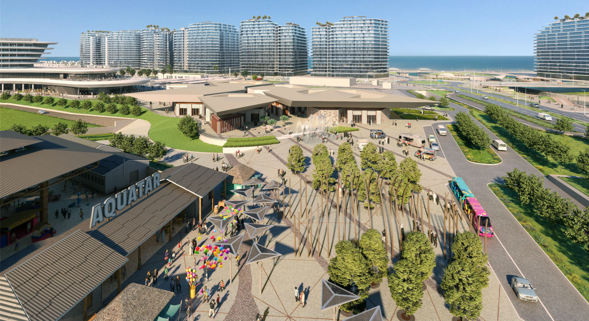 Linear Park | Canal | Qetaifan Island, Lusail Qatar